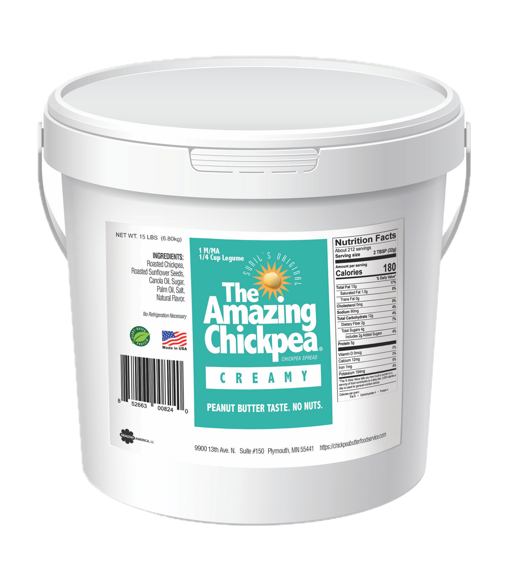 The Amazing Chickpea Creamy Spread 15 LB Pail – The Amazing Chickpea ...